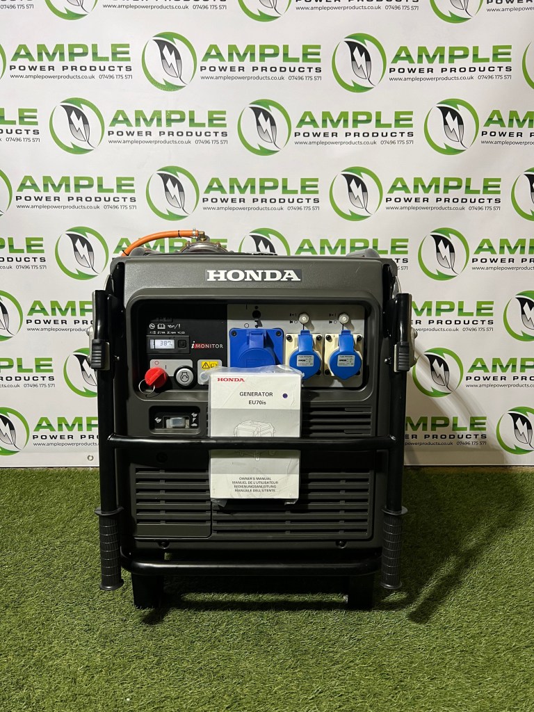 Honda EU70is Dual Fuel 7000w Silent Inverter Generator – Ample Power ...